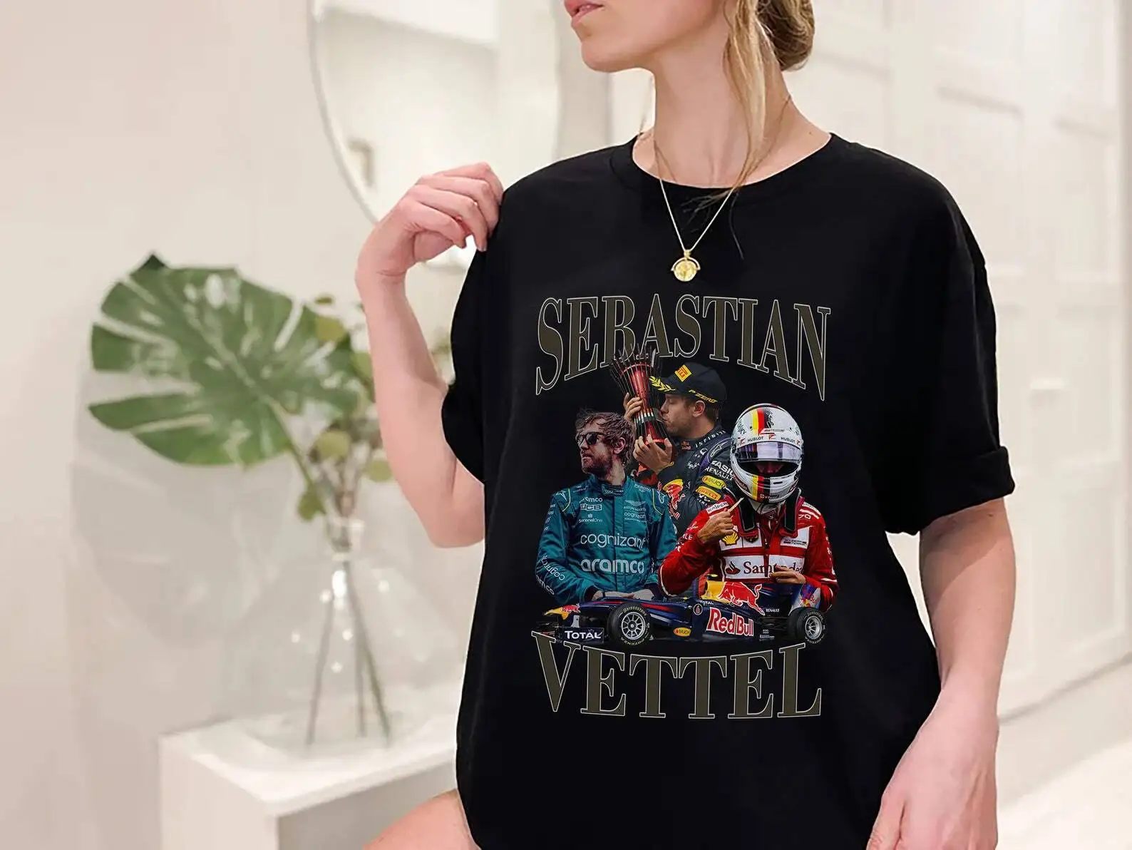 Sebastian Vettel Formula Unisex T-shirt S-5XL - AliExpress 200000343