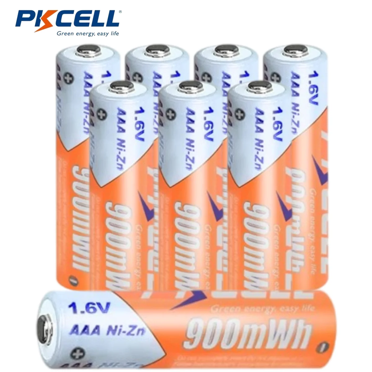 8Pcs-PKCELL-NIZN-Rechargeable-Batteries-Original-AAA-900mWh-1-6V-3a-NI ...