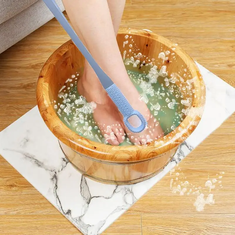 Toe-Cleaning-Brush-Long-Handle-Soft-Skin-Exfoliation-Lotion-Applicator ...
