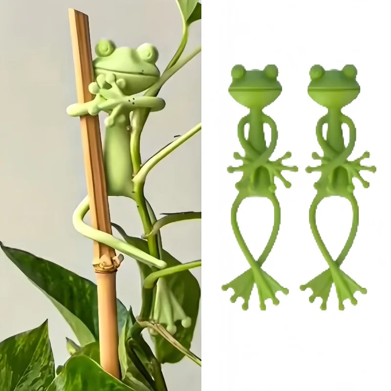 Frog Plant Stand Small Potted Plant Cute Helper Stable Support for ...
