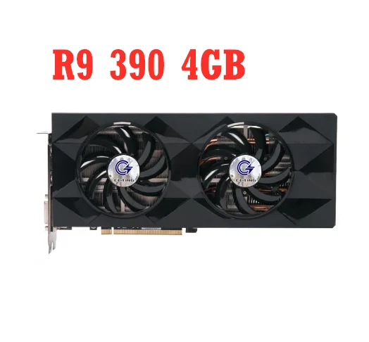 C CCTING R9 390 4GB Video Cards AMD Radeon R9 390 Graphics Card GPU ...