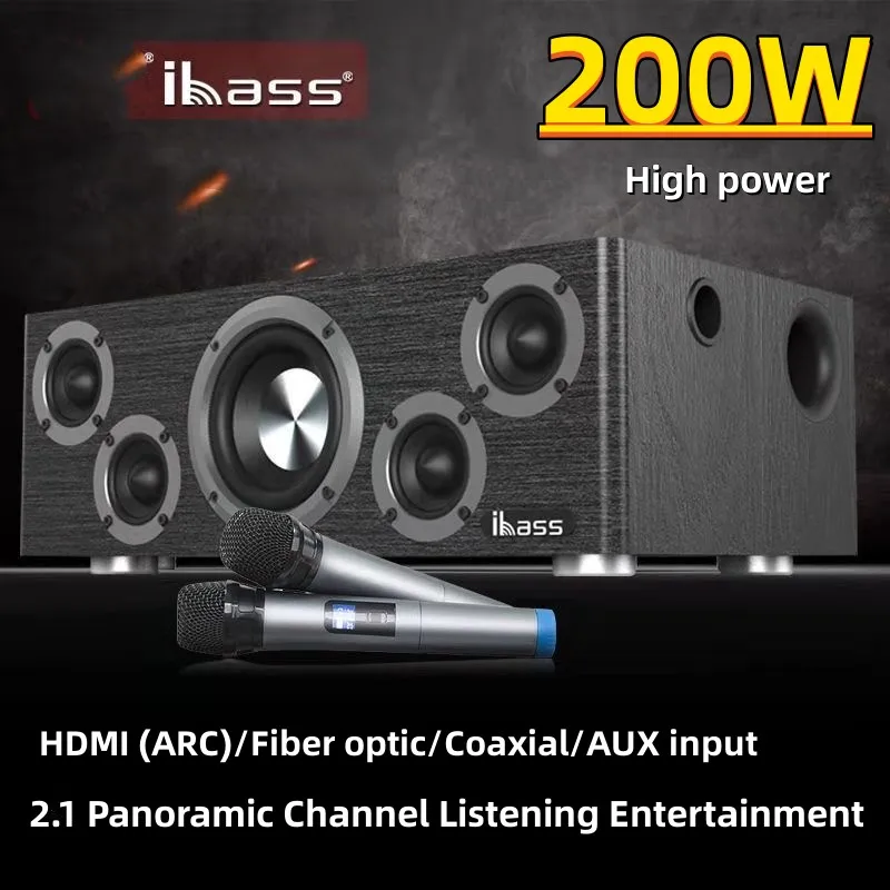 Ibass-altavoz-port-til-de-madera-de-alta-potencia-Subwoofer-est-reo ...