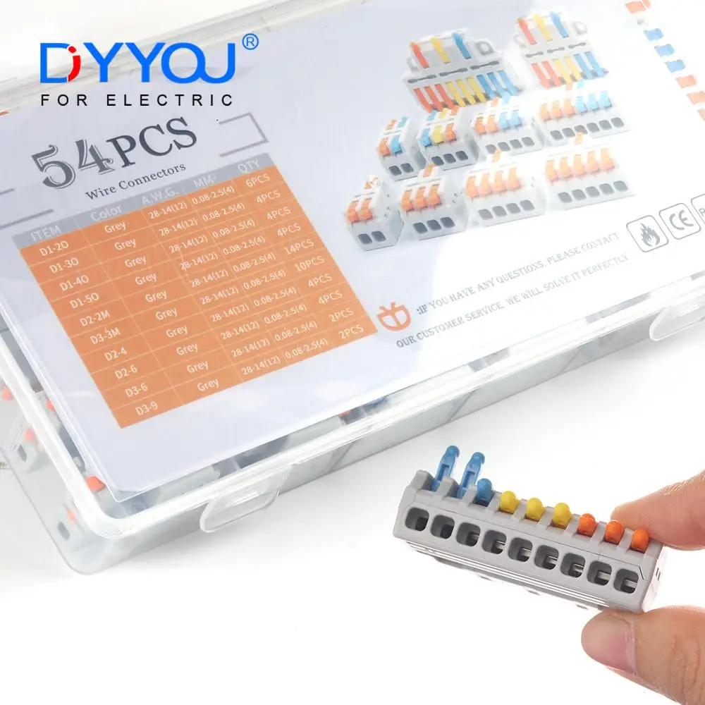 Kit-de-conector-de-cable-compacto-Universal-r-pido-empalme-multicanal ...