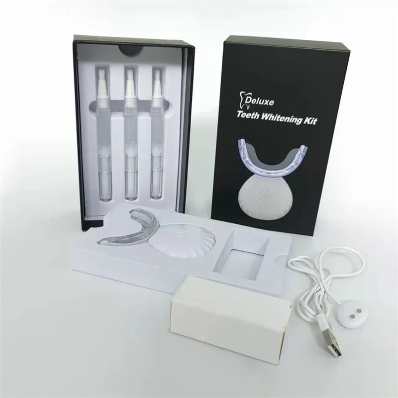 Tooth-Whitening-Kit-LED-Blue-Tooth-Whitening-System-Oral-Gel-Kit-Teeth ...