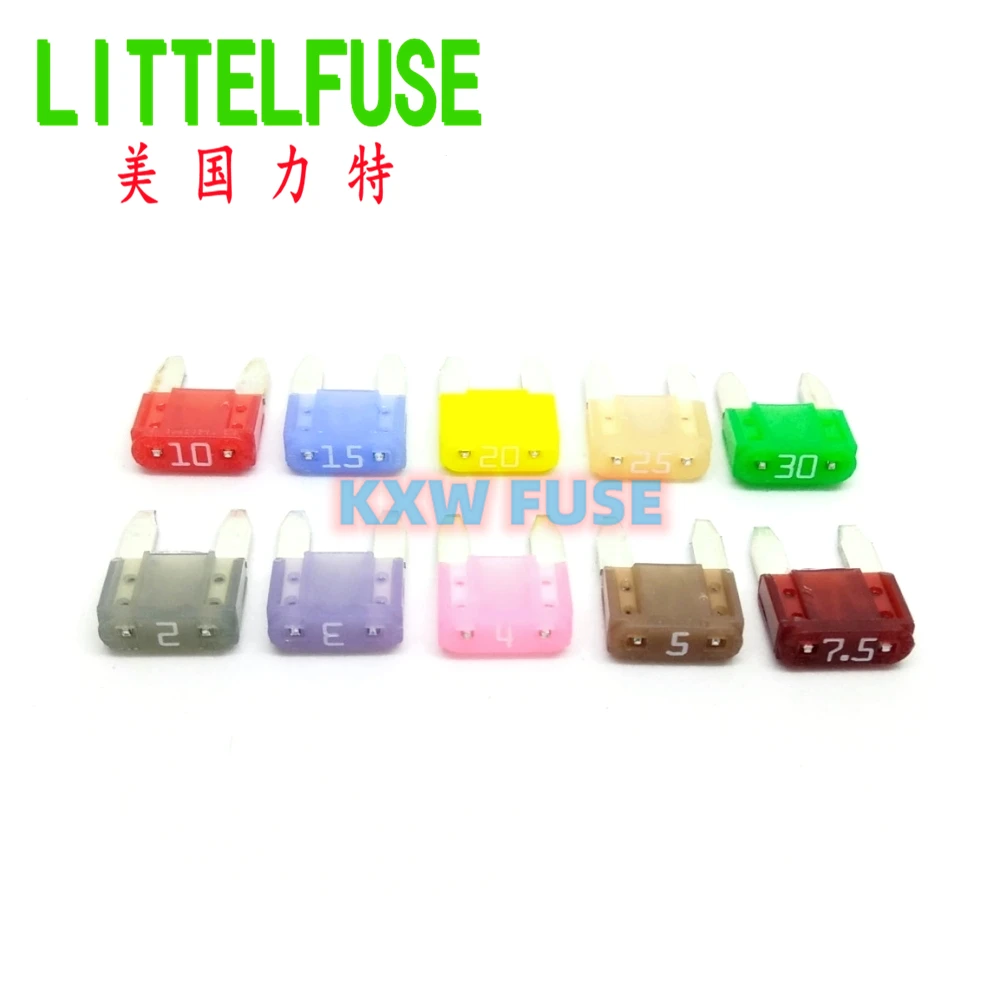 MINI-Size-297-32V-Fast-Acting-Automotive-Blade-Fuse-0297010-0297015-0297020-0297025-0297030-WXNV ...