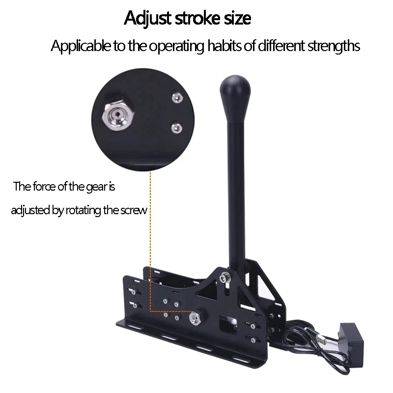 Manette de vitesse séquentielle SRS, frein à main USB, système de frein ...