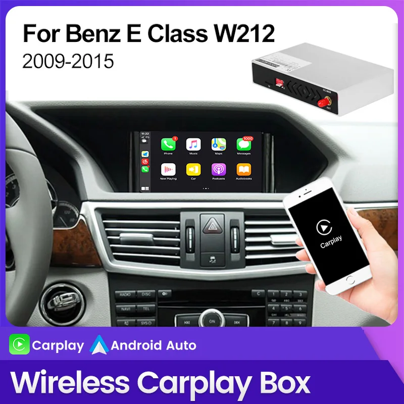 Wireless-CarPlay-Ai-Box-for-Mercedes-Benz-E-Class-W212-E-Coupe-C207 ...