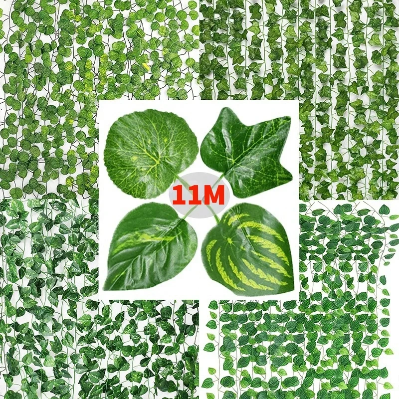 Planta-Artificial-de-440CM-guirnalda-de-hojas-de-hiedra-verde ...