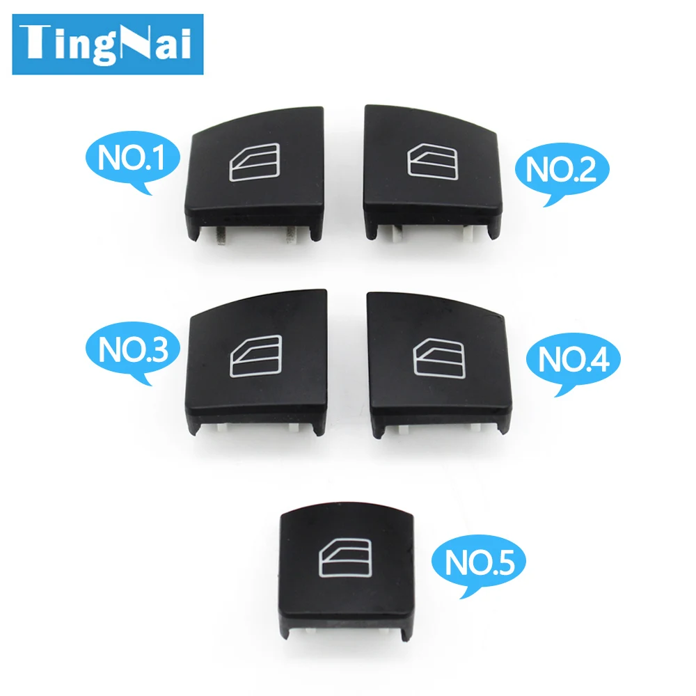 Car-Window-Switch-Button-Cover-Cap-For-Mercedes-Benz-A-B-C-E-GLK-GLA ...