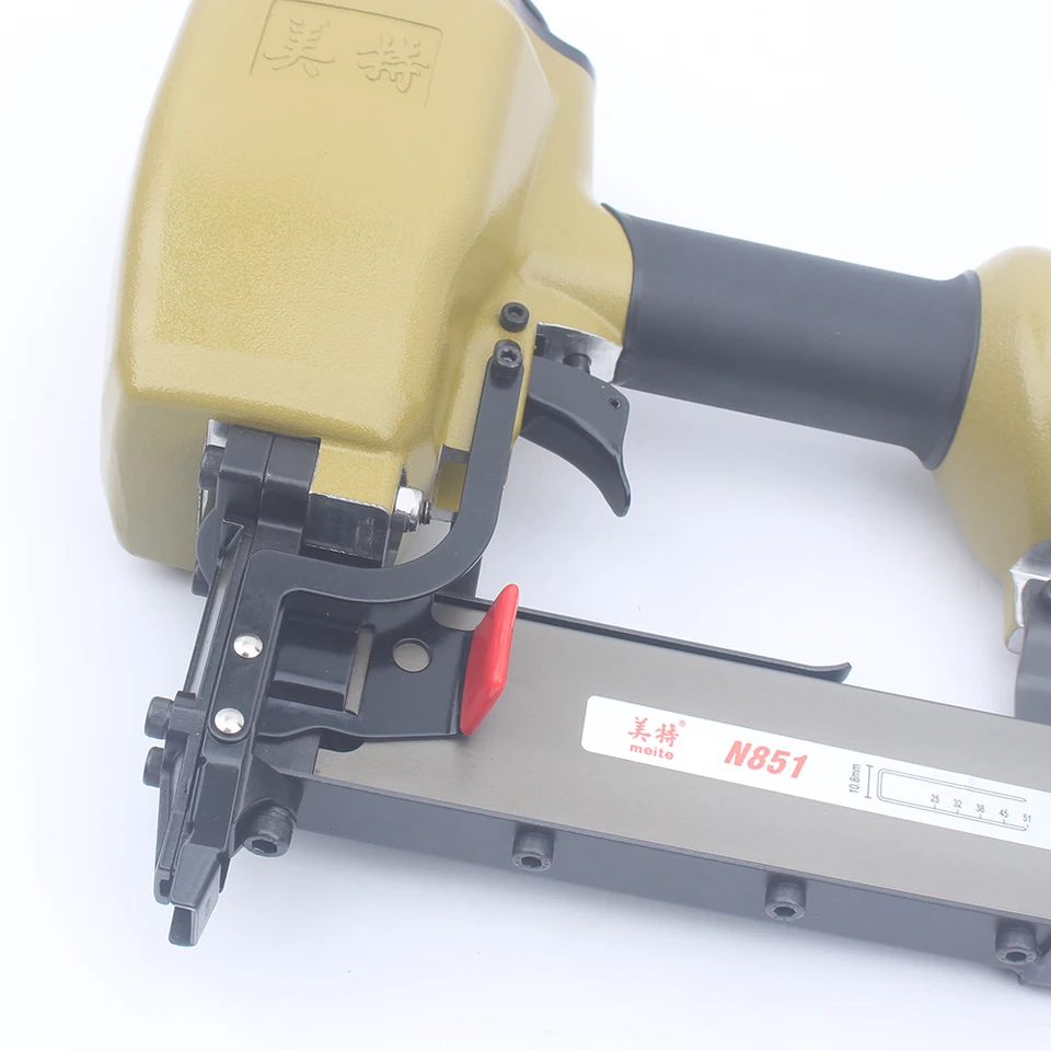 Narrow Crown Stapler Meite 1022J Pneumatic Upholstery Stapler Fine Wire ...