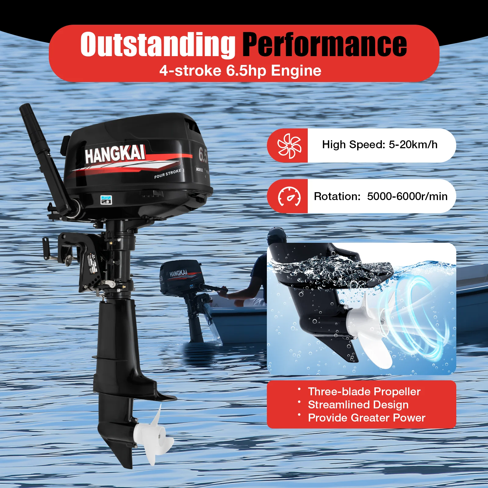 6-5HP-4-Stroke-123CC-Outboard-Motor-Fishing-Boat-Engine-With-Fuel-Tank ...