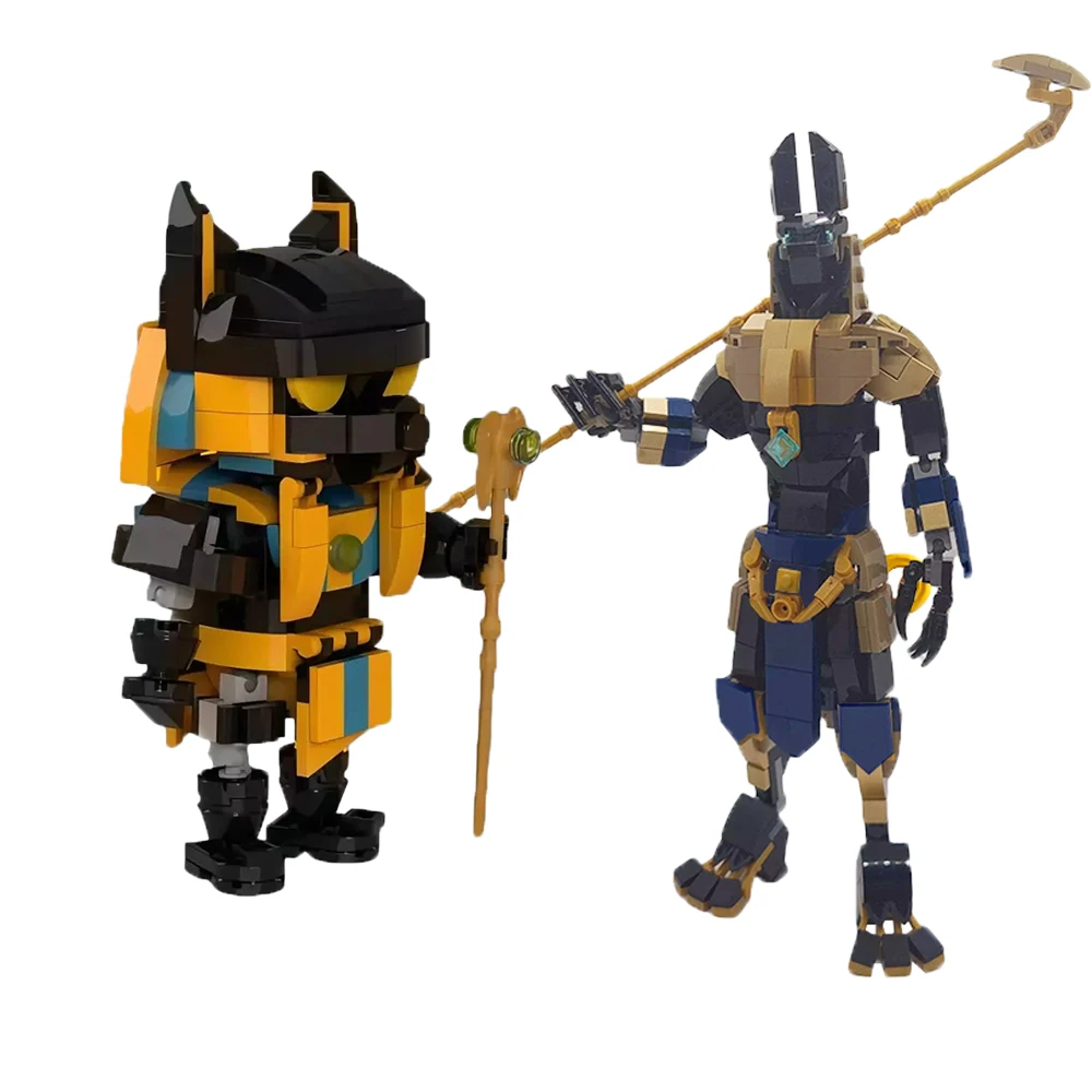Ancient Egyptian God Anubis Figure Building Block Set Pyramid ...