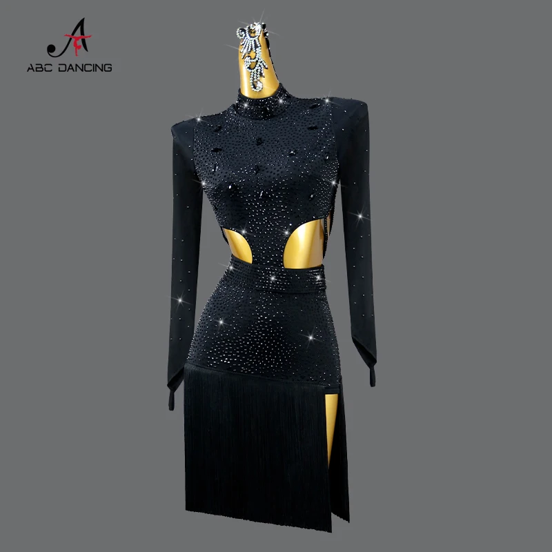 2026 Latin Dance Clothes Women Dress Competition Female Suit Stage ...