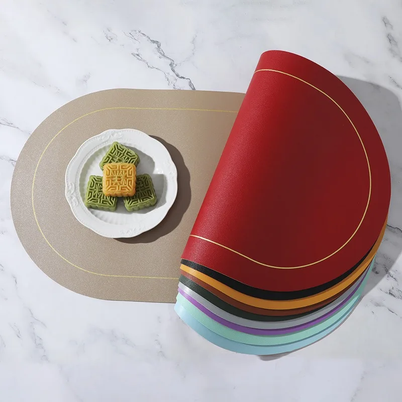 PU-Leather-Placemats-Double-Sides-2-Colors-Anti-Slip-Table-Pads-Mats ...