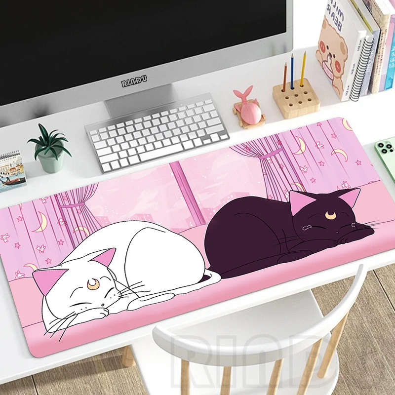 Kitty-Large-Mouse-Mats-Gaming-Mousepad-Big-Gamer-Desk-Mat-40x90cm ...