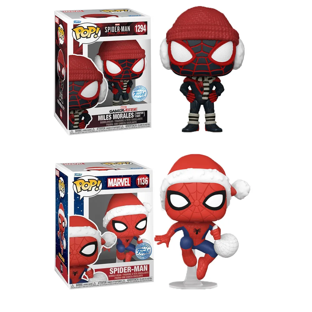 Funko-Pop-Marvel-Miles-Morales-1294-Spider-Man-1136-Limited-Edition ...