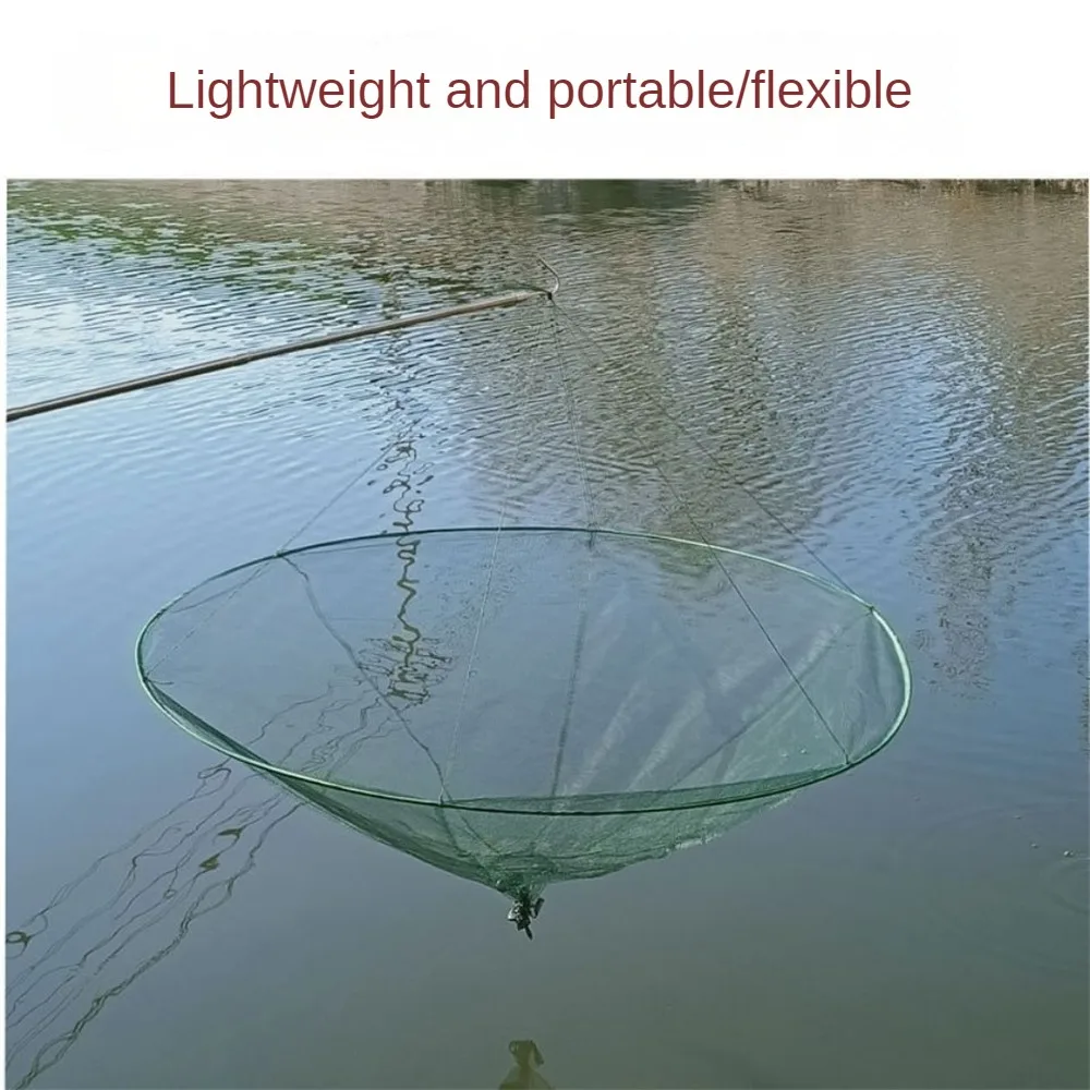 Drop Fishing Landing Net Crayfish Shrimp Catcher Tank Casting Network ...