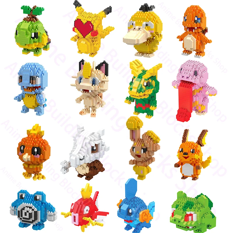 Pokémon Pikachu bloques de construcción Magic Frog Seeds Charizard ...