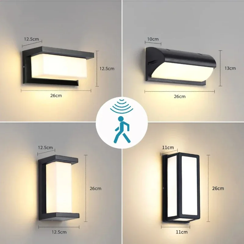 LED-Outdoor-Lights-Waterproof-IP65-Motion-Sensor-Light-Outdoor-Wall ...