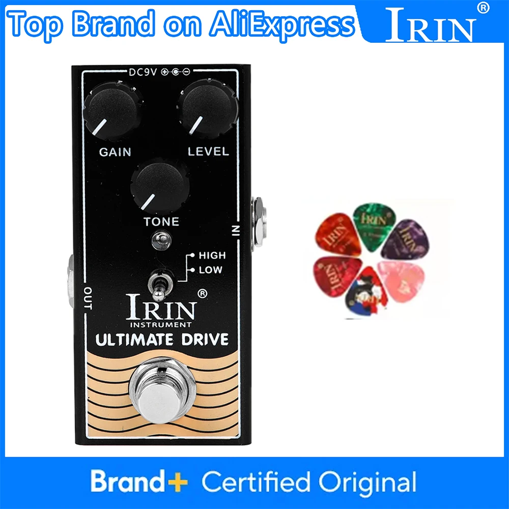 IRIN RF-02 Ultimate Drive Guitar Effect Pedal Overdrive Effects Between ...