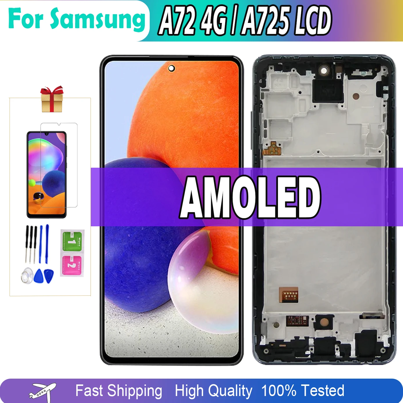 6-7-High-quality-AMOLED-For-Samsung-Galaxy-A72-4G-A725-LCD-Display ...