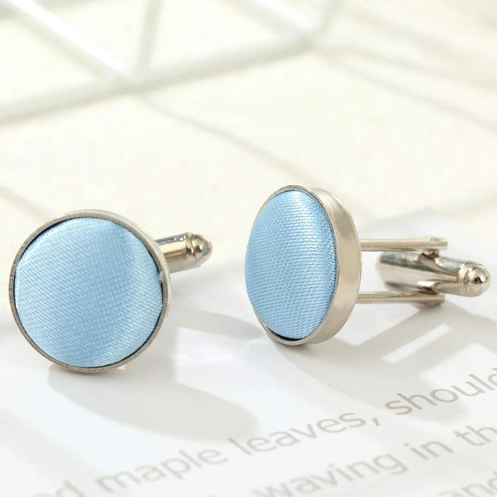 Barre Fermoir Broche,Boutons de manchette ronds de couleur unie,pour ...