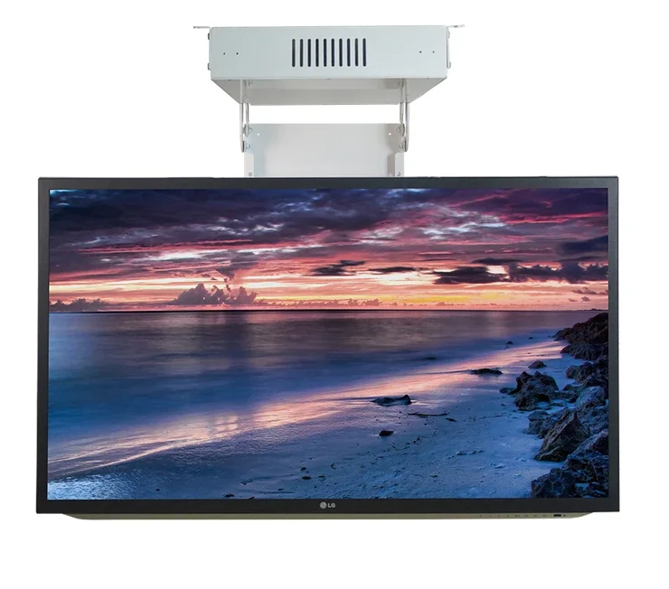 75-Inch-Ceiling-Hidden-Tv-Mount-Brackets-Automatic-Flip-Down-Motorized ...