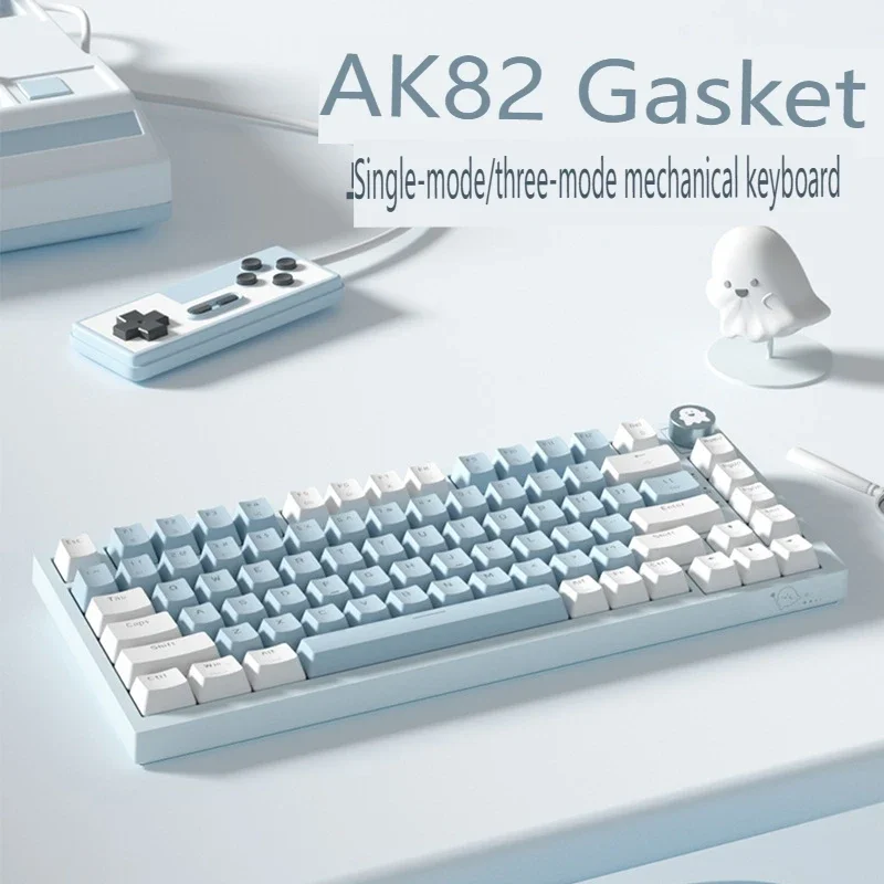 Ak82-2-4g-Wireless-Bluetooth-Mechanical-Keyboard-Wired-three-mode-Rgb ...