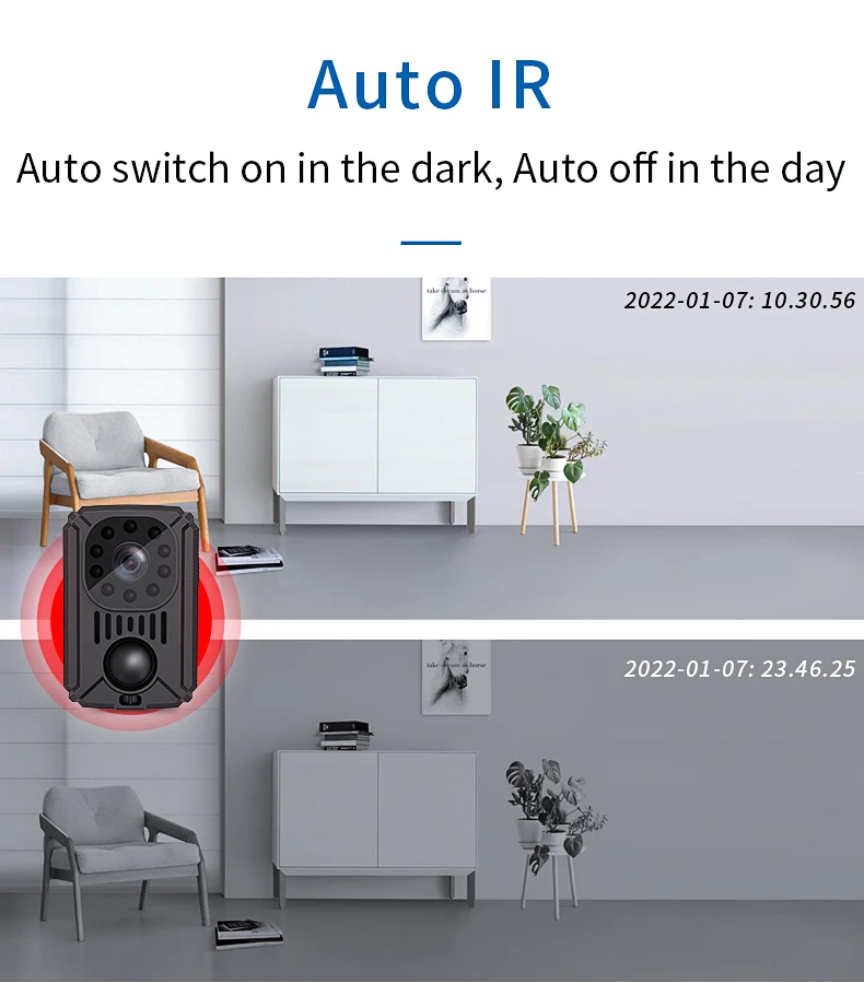 Caméra miniature,Mini caméra de poche Full HD 1080P, petit caméscope à ...