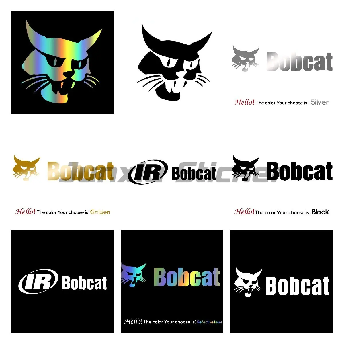 Cute-Bobcat-Stickers-Personality-Car-Sticker-for-Auto-Motocross-Racing ...