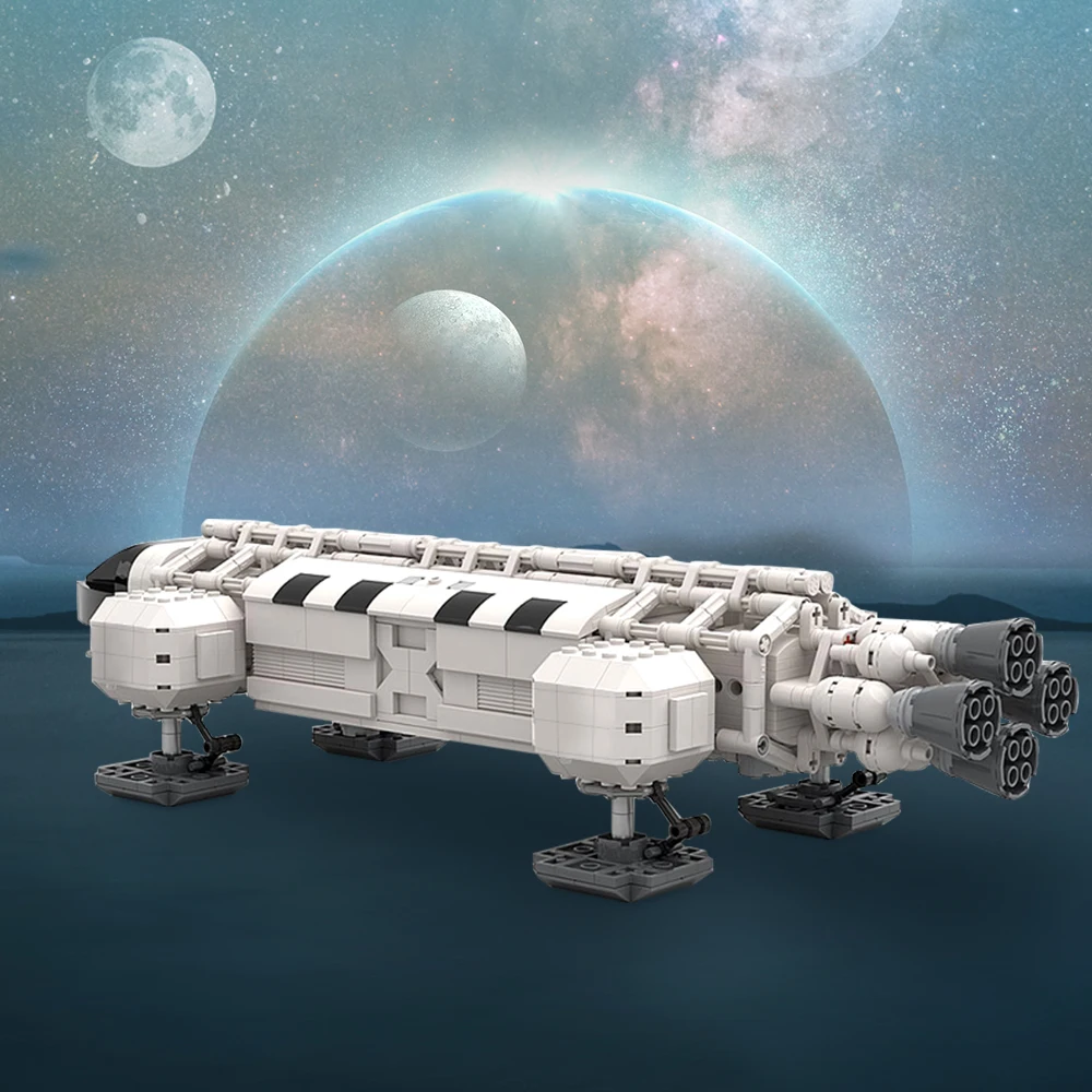 MOC 1999 Space Eagle Building Blocks Kit Spaceport The Shuttle Launch ...