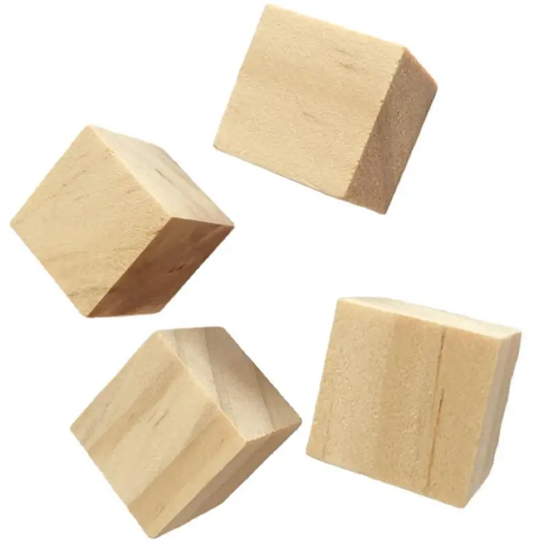 Plain Wooden Cubes