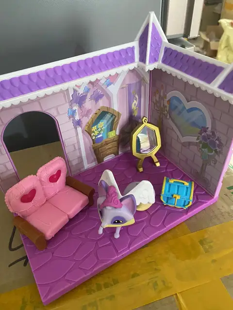 Animal Jam PET WASH HUT Bunny Monkey Koala Penguin Cartoon Figure Model ...