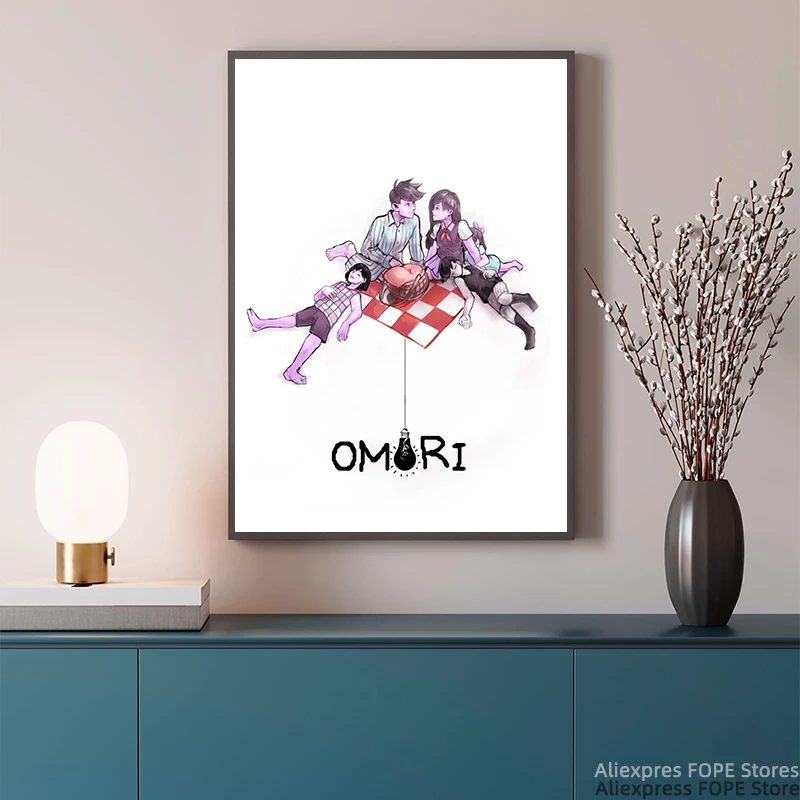 A Picturesque Illustration Of Hero And Mari From Omori. Posters And ...