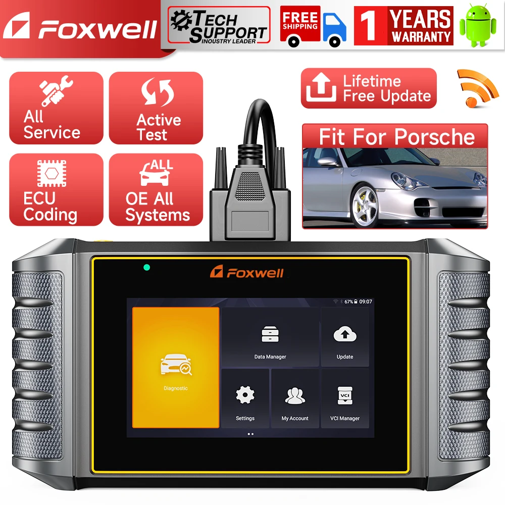 FOXWELL NT710 For Ford Bidirectional Control Car OBD2 Scanner ...