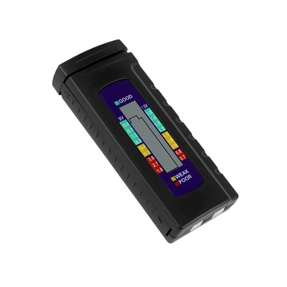 Digital Battery Tester Handheld LCD Display Universal Battery Portable ...