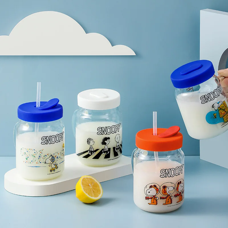 Anime-Cartoon-Snoopy-Glass-Cups-Cute-Snoopy-Charlie-Large-Capacity ...