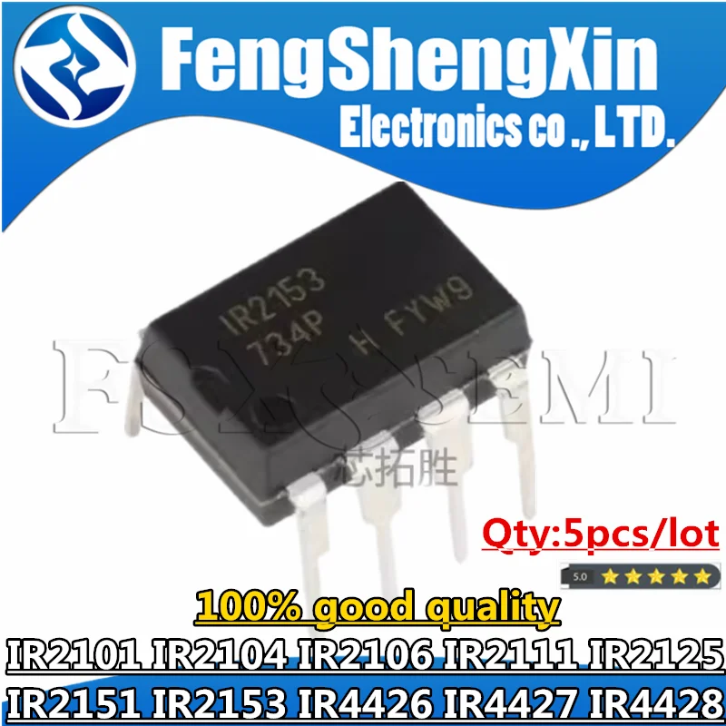 5pcs/lot IR2101 IR2104 IR2106 IR2111 IR2125 IR2151 IR2153 IR4426 IR4427 ...