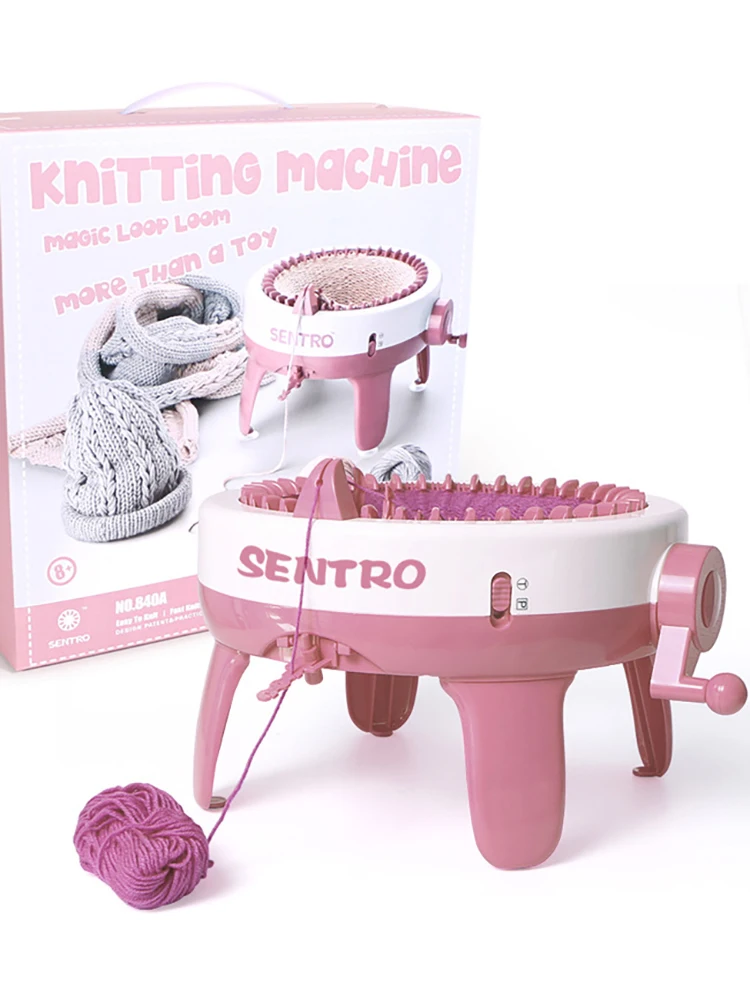 22-40-Needles-Round-Knitting-Machine-DIY-Sewing-Machine-Manual-Weaving ...