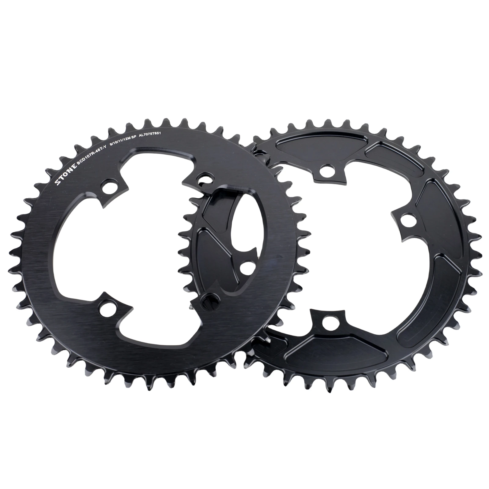 Stone Round Chainring 107BCD for Sram Rival Crankset 107 Bcd Road Bike ...