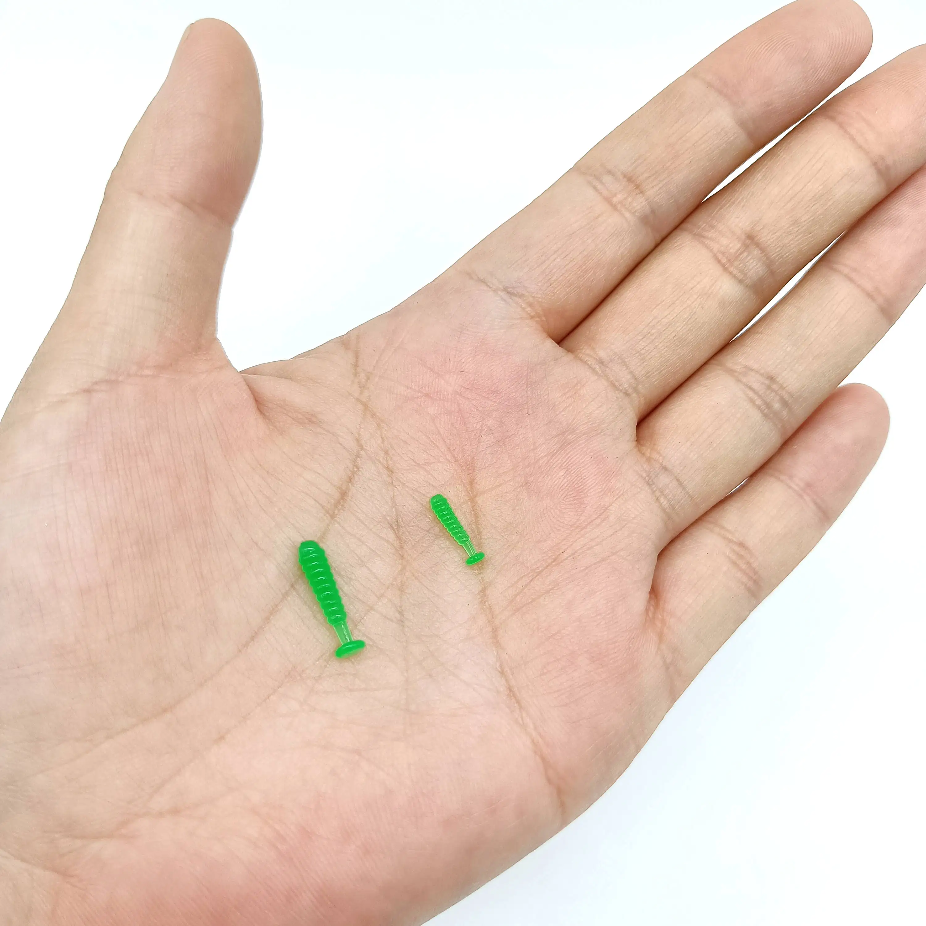 DUODUOYU 100PCS Mini Soft Lure Fishing Lure 10mm/15mm Small pvc T-tail ...
