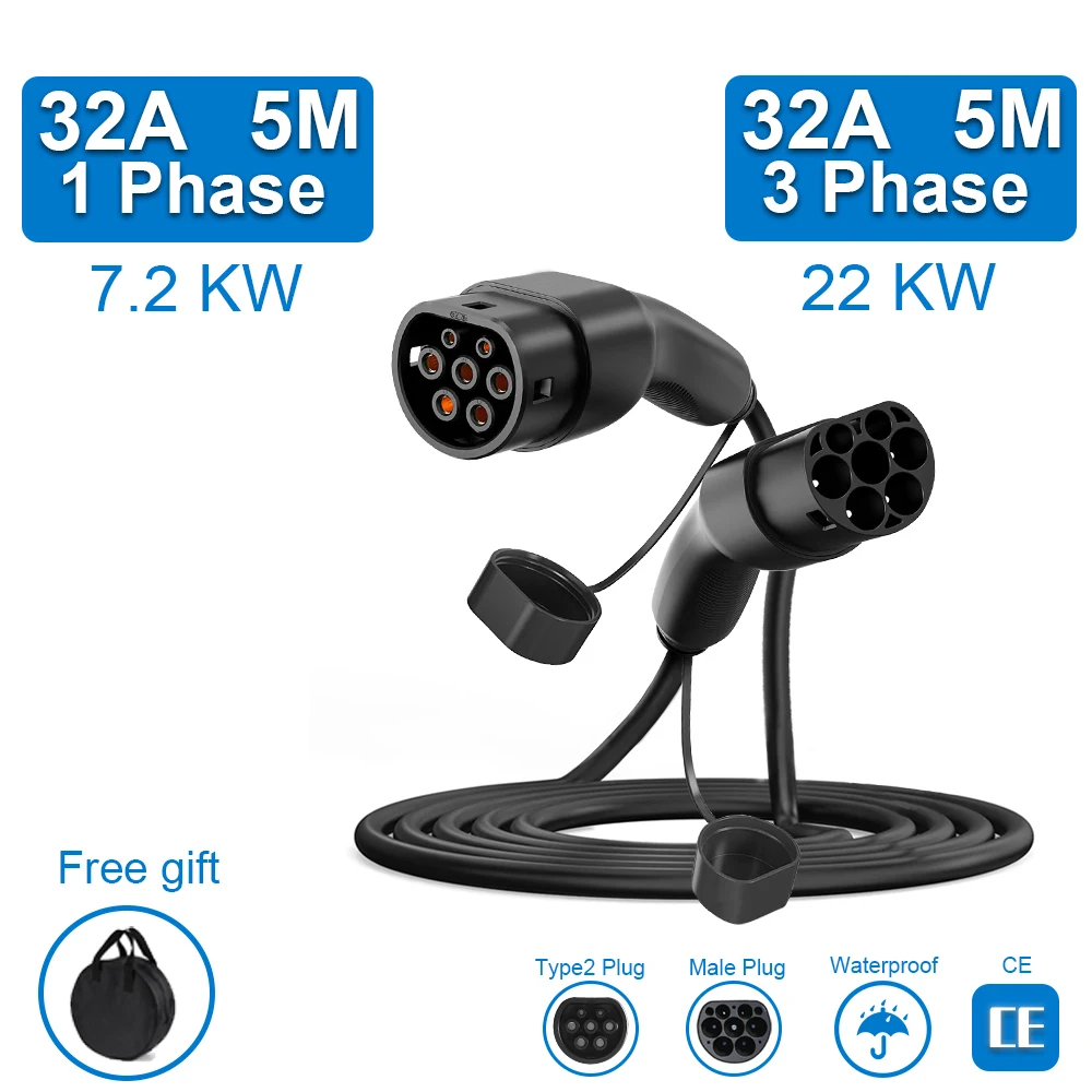 32A-EV-Charging-Cable-Electric-Car-Charger-Electric-Vehicle-Cord-for ...