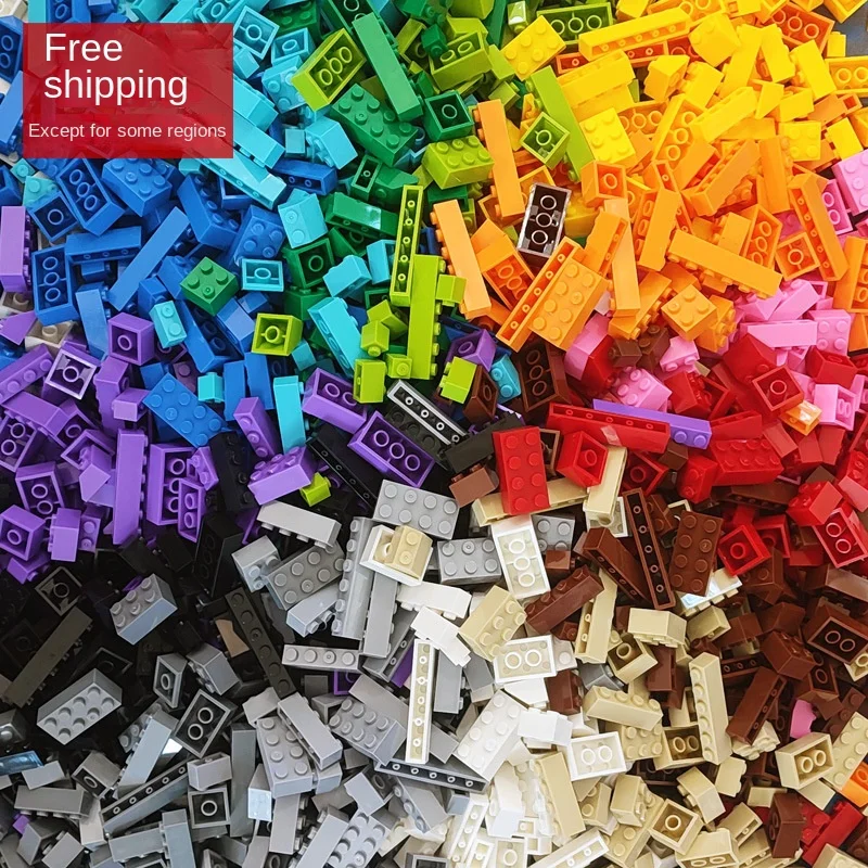 120Pcs-Building-Blocks-Bulk-Lot-Pack-Sorte-Bricks-Block-Plate-Toys ...