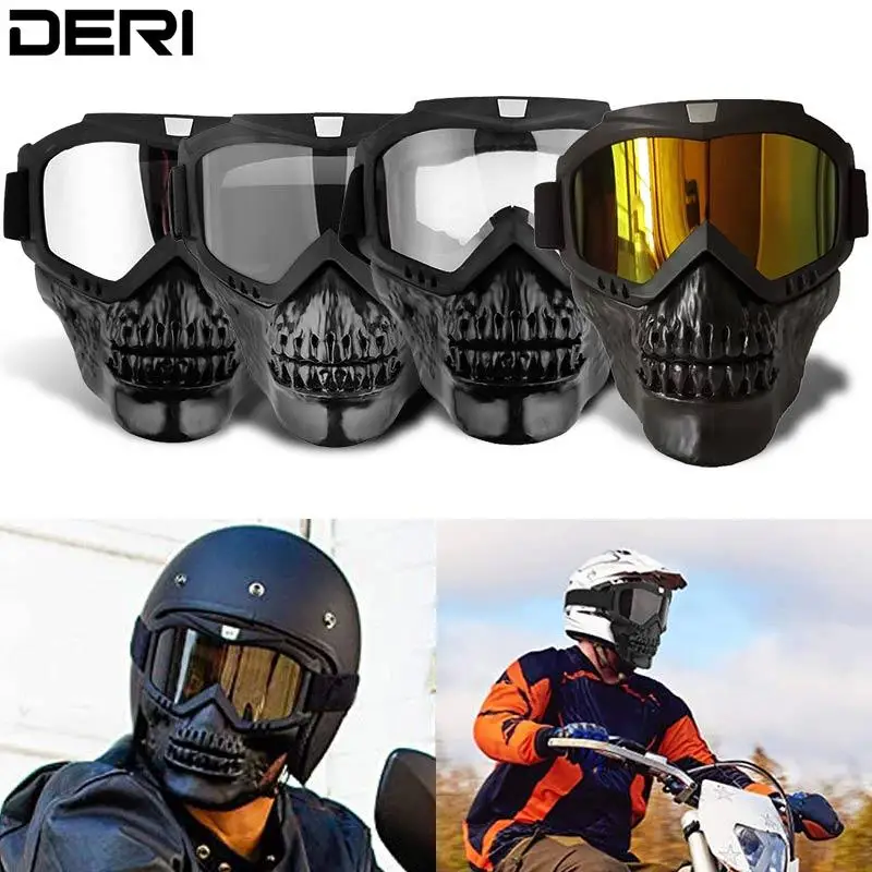 Skull-Head-Motorcycle-Goggles-Classic-Face-Mask-Sunglass-Eye-Protection ...