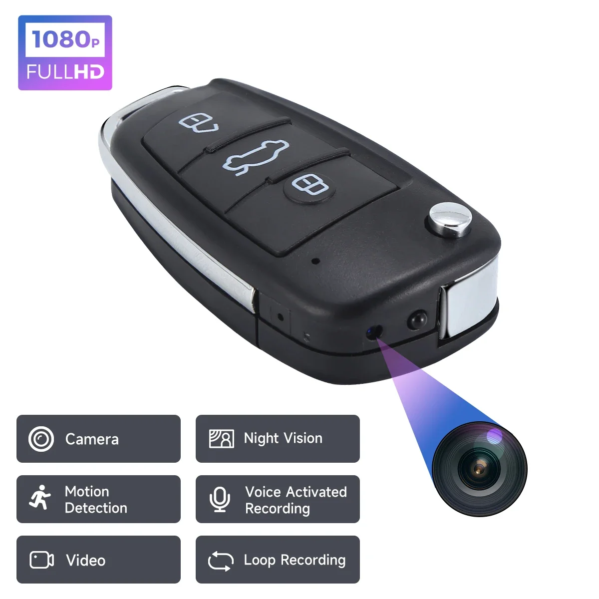 1080P-Mini-Car-Key-Camera-Secret-Action-Camera-IR-Night-Vision-Keychain ...