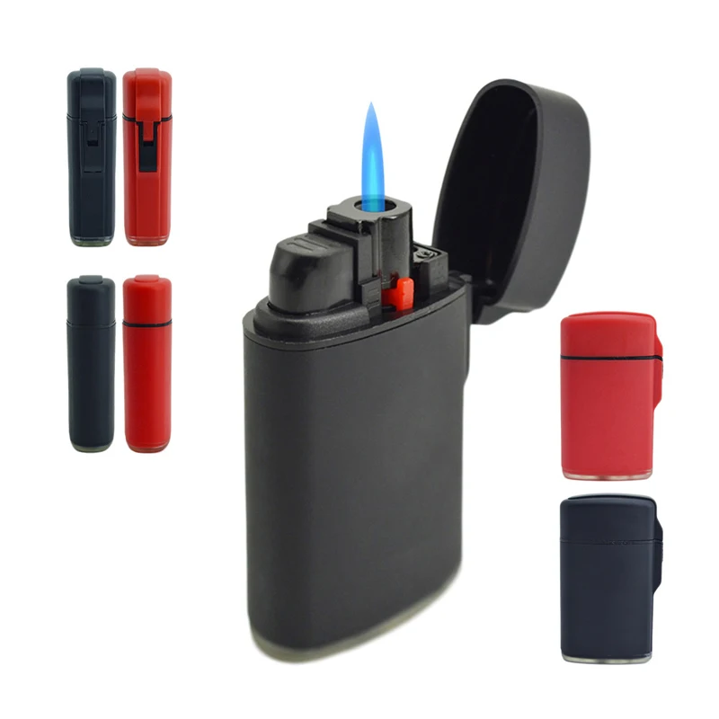 Explosive open flame mini cigar lighter spray gun lighter blue flame ...
