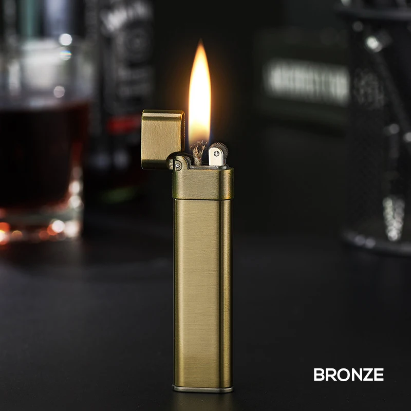 Mini-Compact-and-Easy-To-Carry-Kerosene-Lighter-Copper-Retro-Sturdy ...