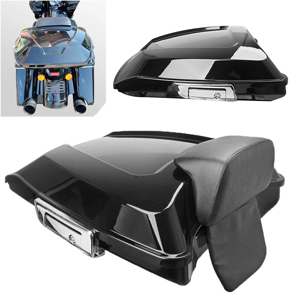 Motorcycle-Trunk-Luggage-Tail-Box-Tour-Pak-Pack-w-Pad-For-Harley ...