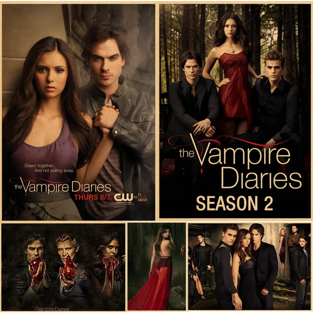 Vampire Diaries Season 5 Cast Poster