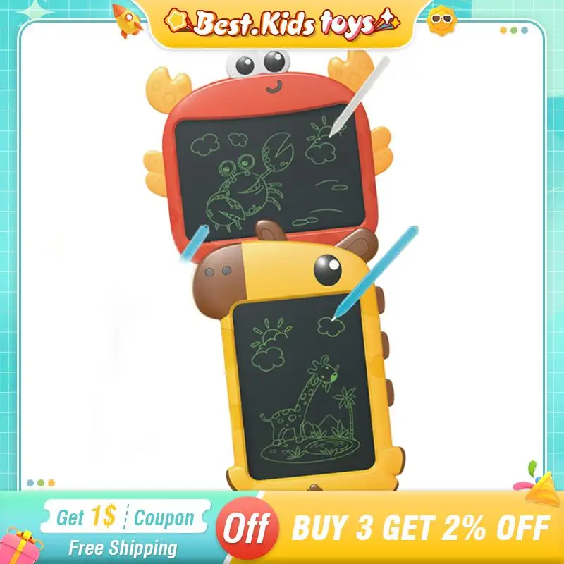 Cartoon-Drawing-Board-LCD-Screen-Writing-Tablet-8-5-Inch-Erasable ...